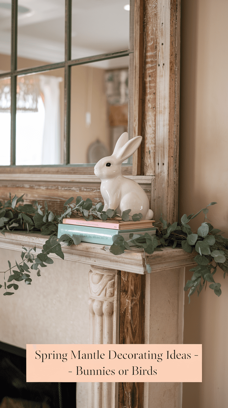 15 Fresh and Easy Spring Mantle Decorating Ideas