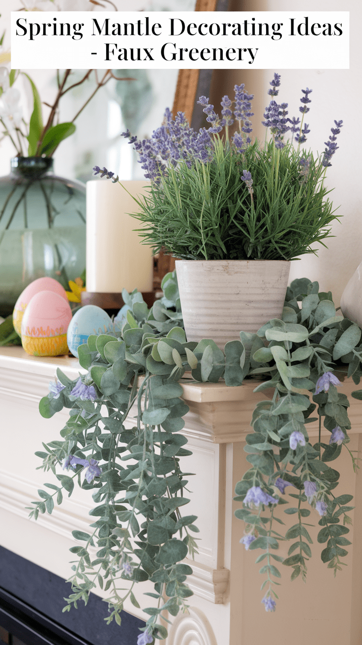 15 Fresh and Easy Spring Mantle Decorating Ideas