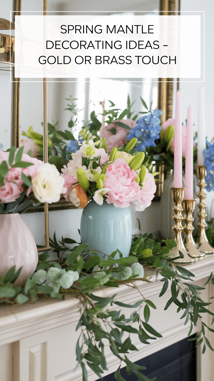 15 Fresh and Easy Spring Mantle Decorating Ideas