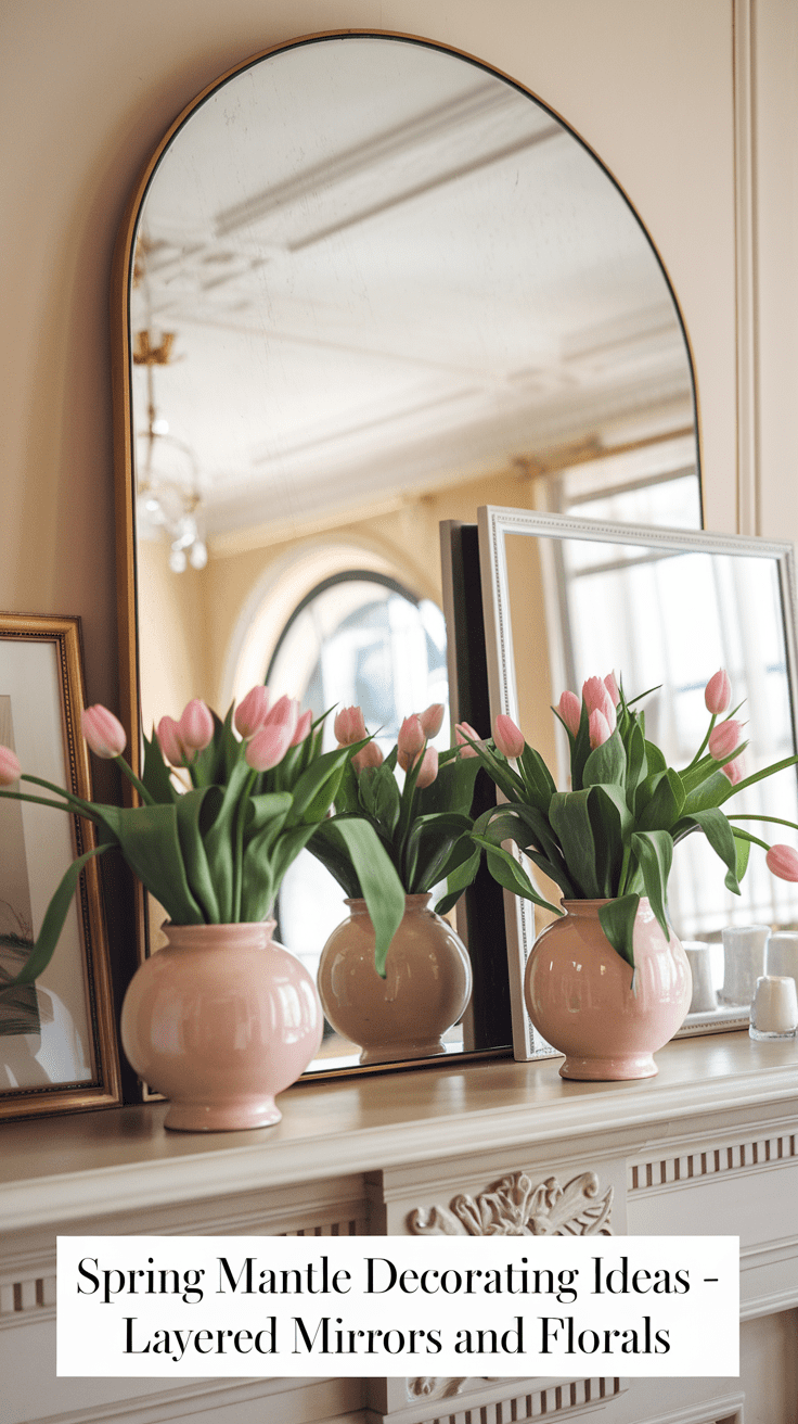 15 Fresh and Easy Spring Mantle Decorating Ideas