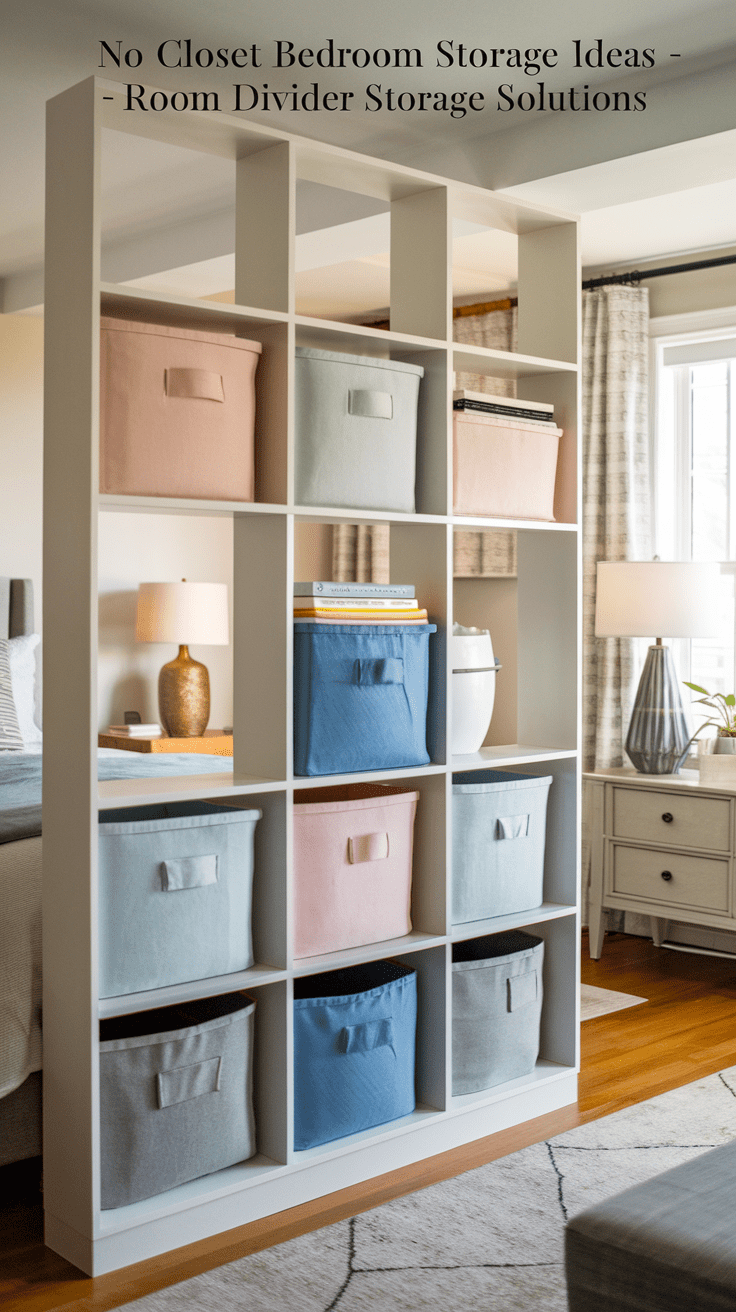 No Closet? No Problem! Budget Bedroom Storage Ideas That Actually Look ...