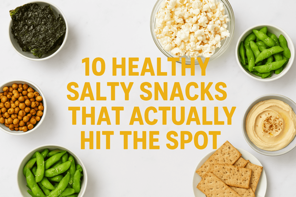 10 Healthy Salty Snacks That Actually Hit the Spot