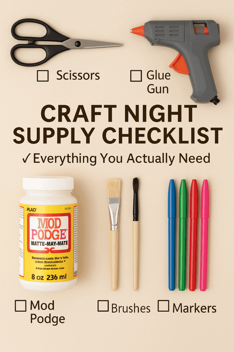 Craft Night 101: How to Host a Fun, Stress-Free Craft Night Everyone ...
