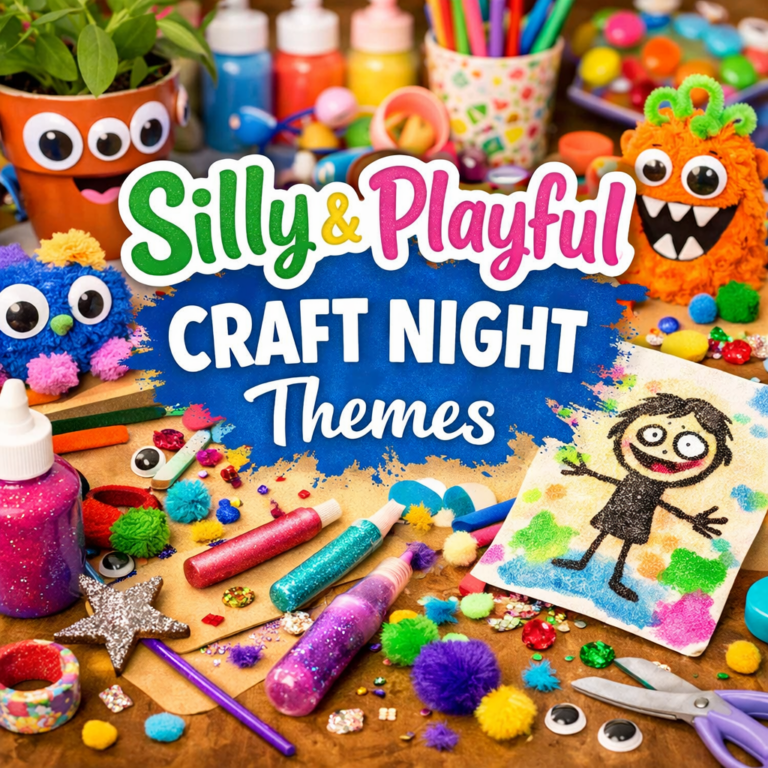 Funny Craft Night Themes: 12 Easy Ideas